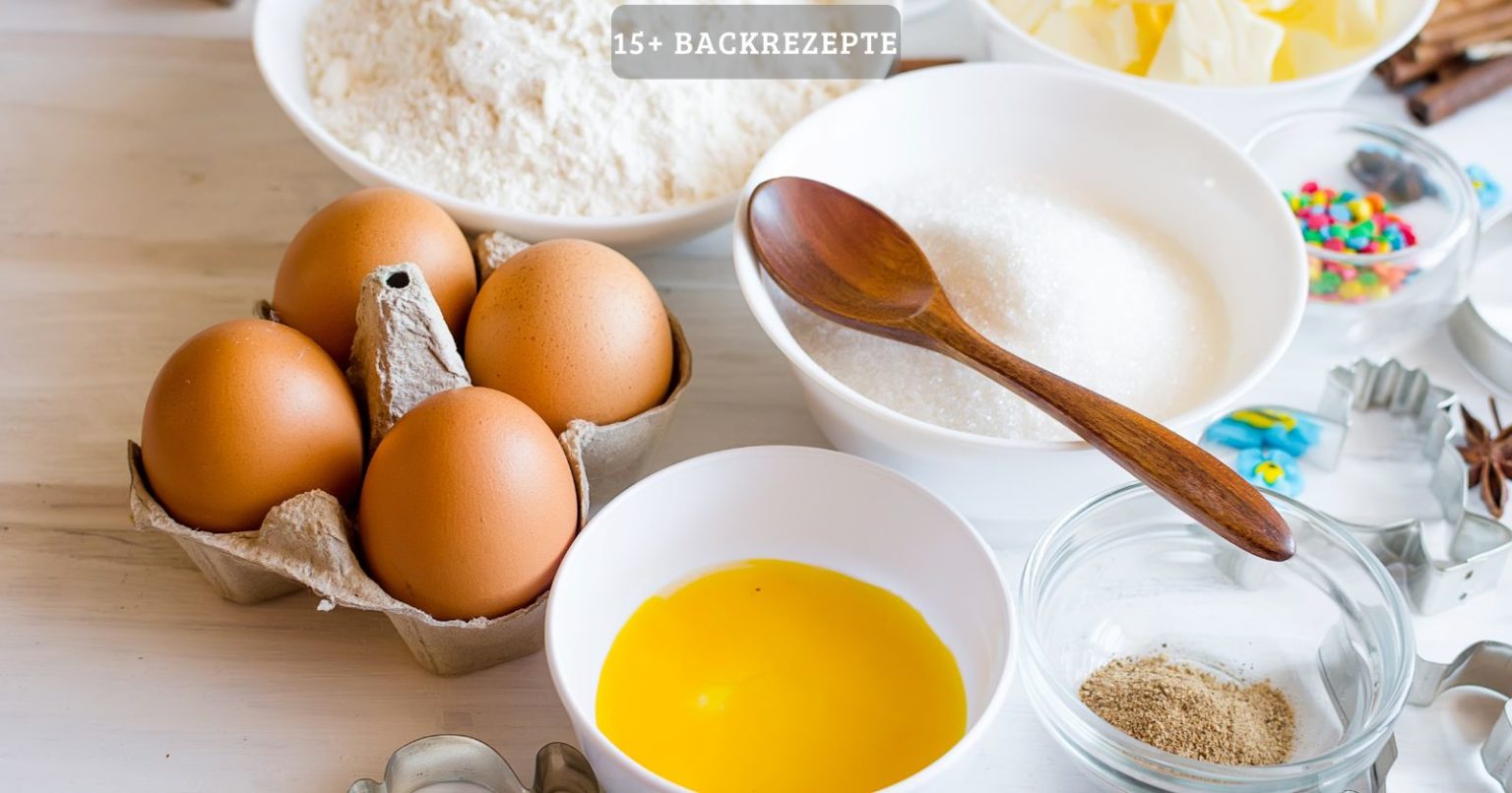 15+ Backrezepte – Leckereien für jeden Geschmack