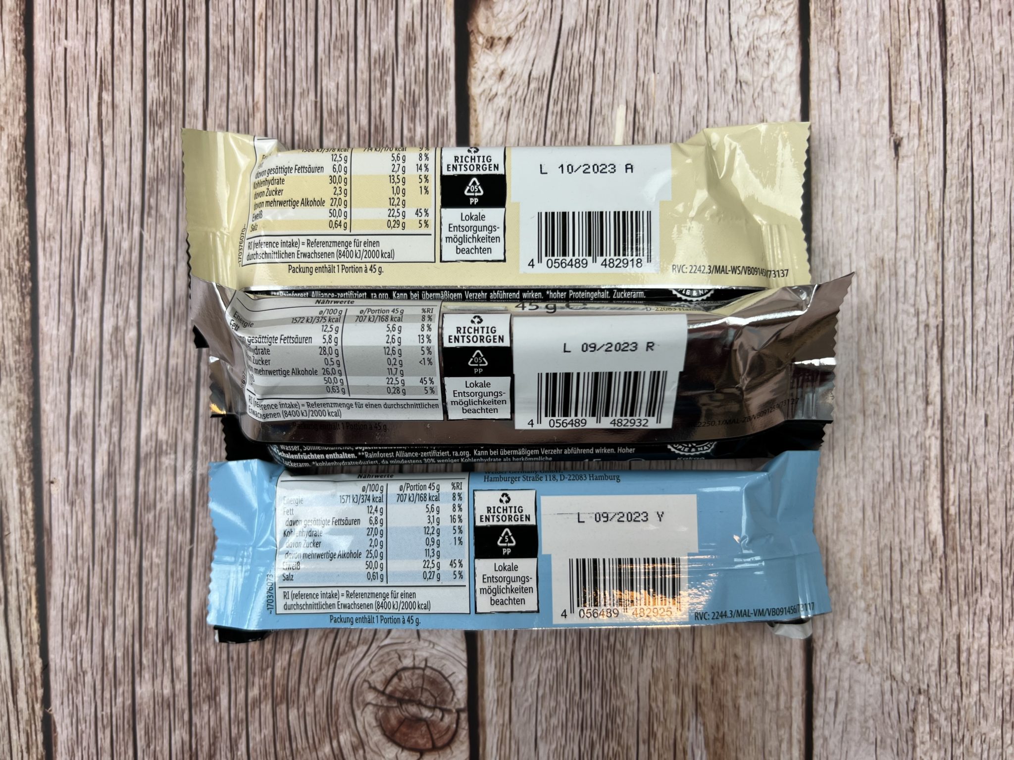 Lidl Proteinriegel Test – Protein Bar Produkttest