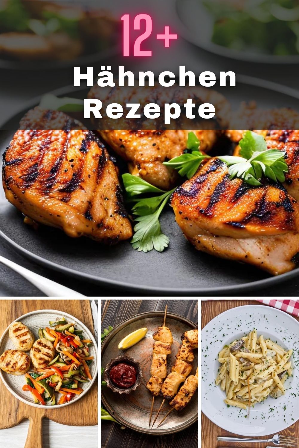 12+ Hähnchen Rezepte - Gerichte mit Hühnchen