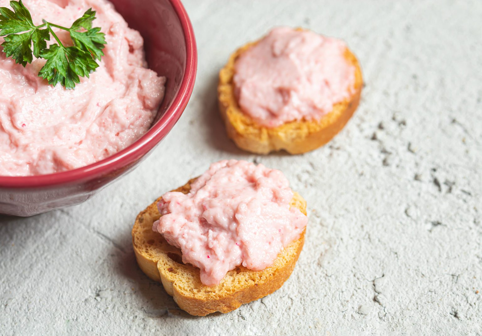 Taramas – pink und cremig